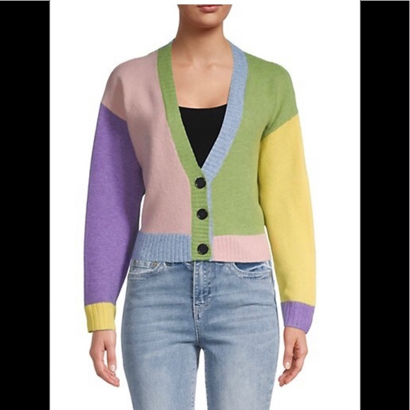 Vigoss | Sweaters | Vigoss Colorblock Crdigan Sweater | Poshmark